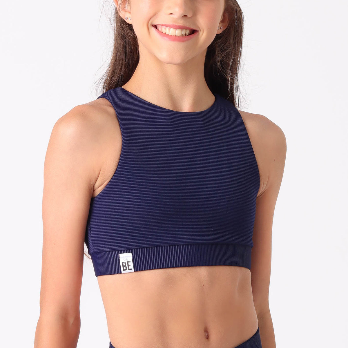 BErefined Navy Blue Crop Top - Dance Crop Top - Mix-n-Match – SimplyBE ...